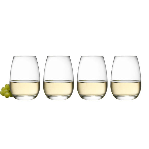 Luigi Bormioli Michelangelo 4 Piece 155oz Glass All Purpose Wine Glass Stemware Set